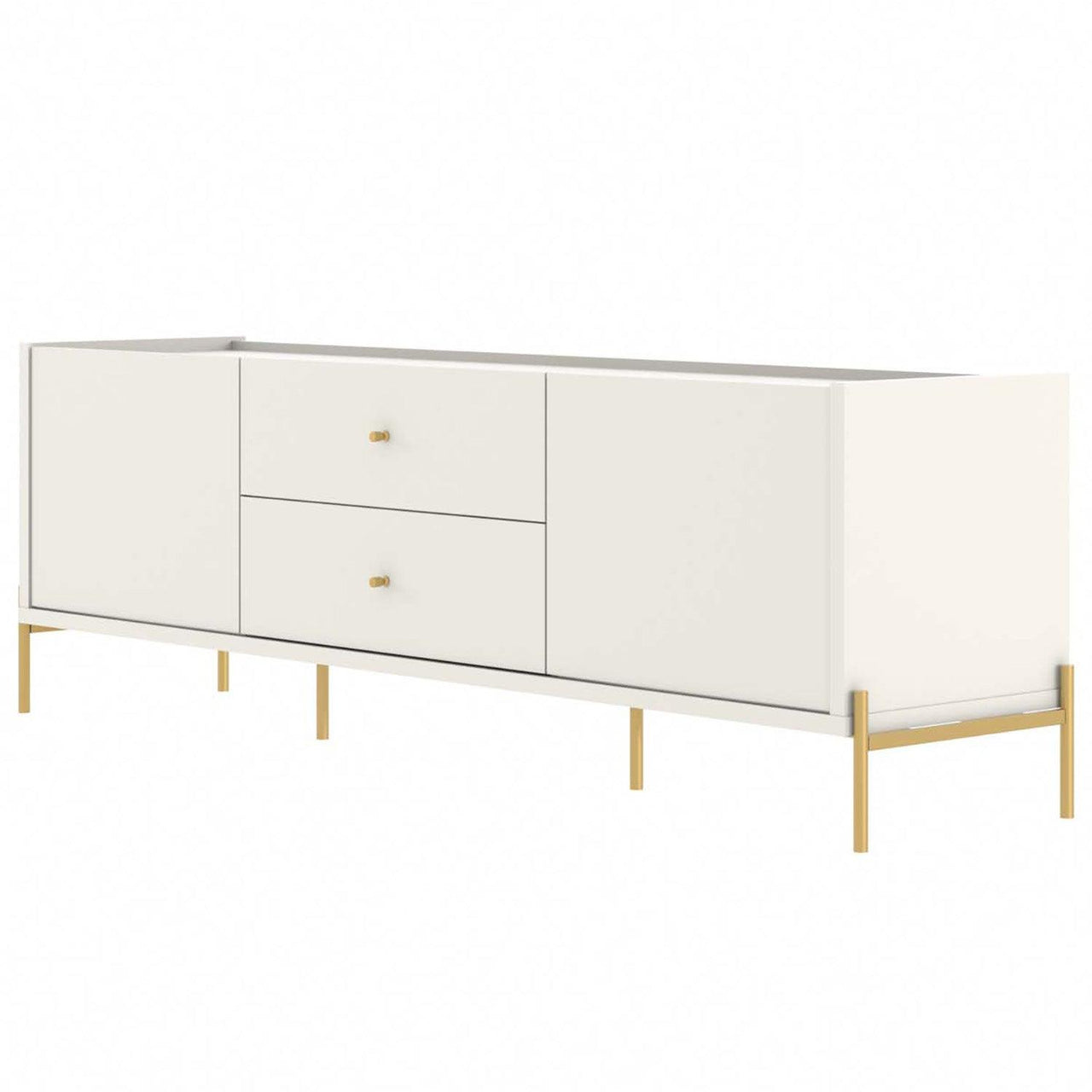 Rack Jasper 185 cm - Off White Fosco c/ Dourado – Província